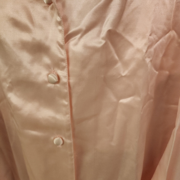 Allison Rhea | Intimates & Sleepwear | Vintage Pink Satin Embroidered ...
